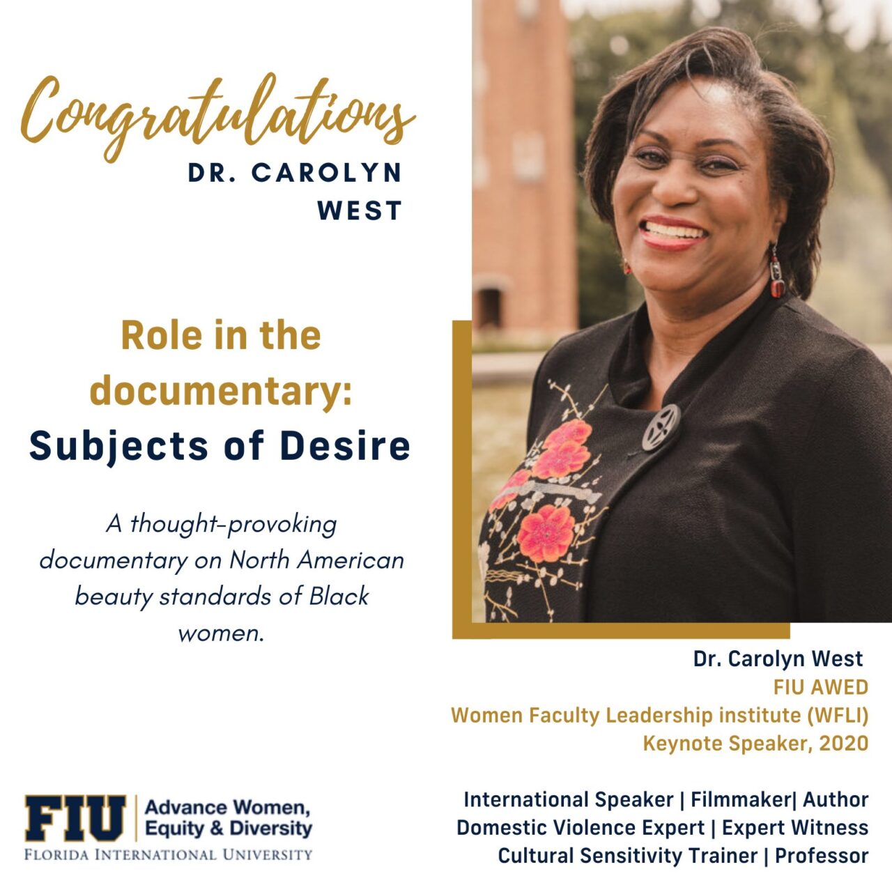 Documentary - Dr. Carolyn West